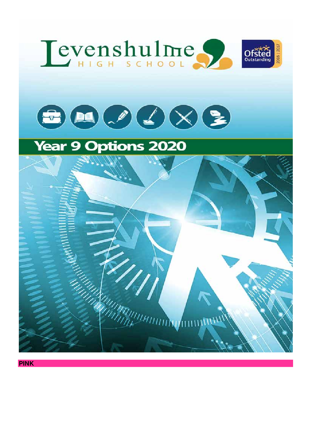 YR9 Options Booklet 2020 (Pink Pathway) - LHS