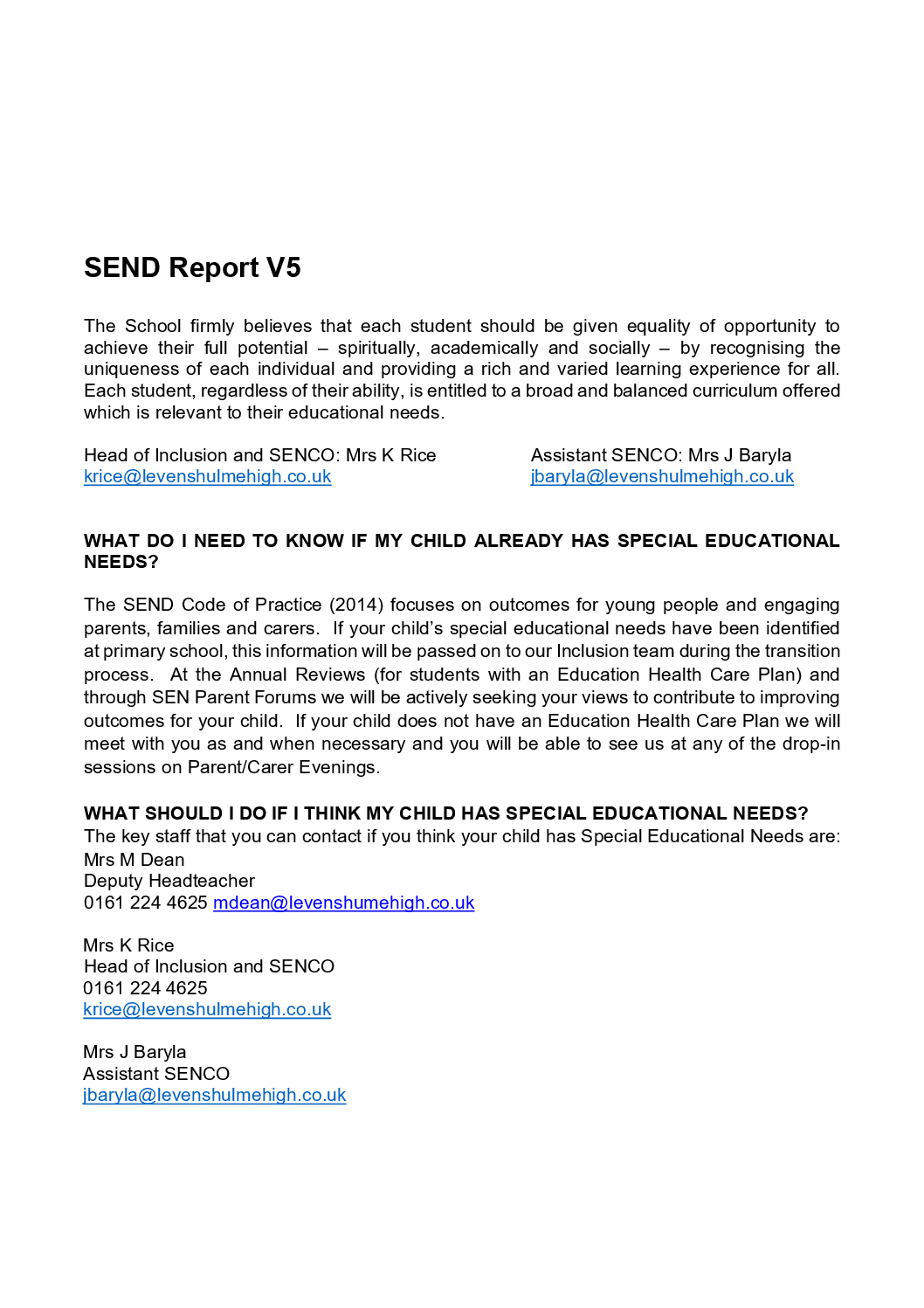 Send Report 2025/26 - LHS